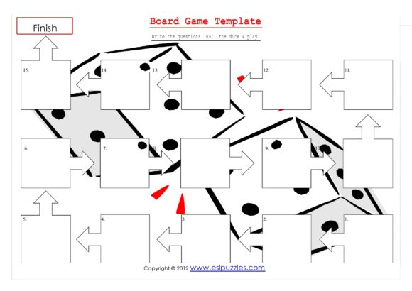 50 Printable Board Game Templates (100% Free) - PrintableTemplates