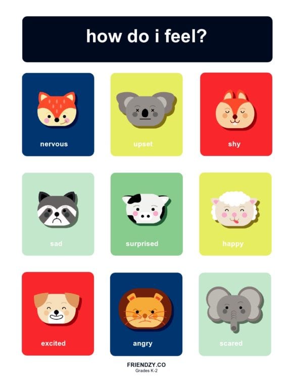 50 Great Feelings Charts (for Kids & Adults) - PrintableTemplates