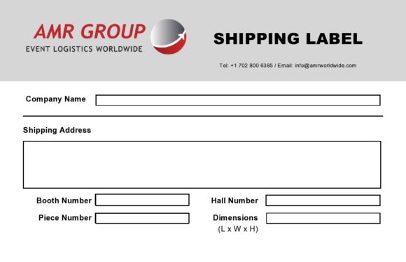 30 Printable Shipping Label Templates (Free) - PrintableTemplates