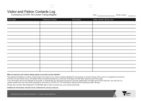 40 Printable Visitor Log Templates (Excel / Word)