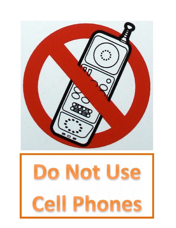 30 No Phone Signs [No Cell Phone Use Signs]