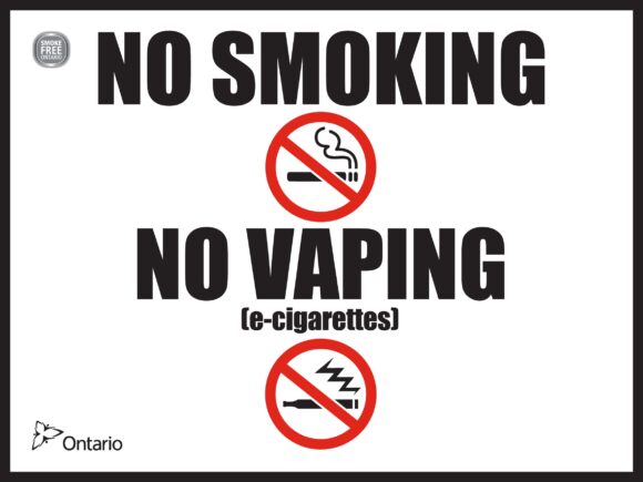 40 Printable No Smoking / No Vaping Signs